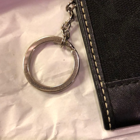 Coach | Accessories | Coach Skinny Id Coin Purse Key Ring | Poshmark